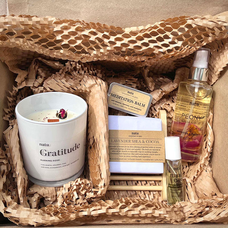 Gratitude and Good Intentions Gift Set - Natu Handcraft Studio